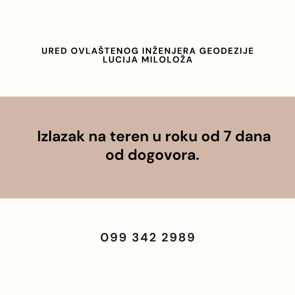 Usklađenje katastra i zemljišne knjige - Geodetski ured - Lucija